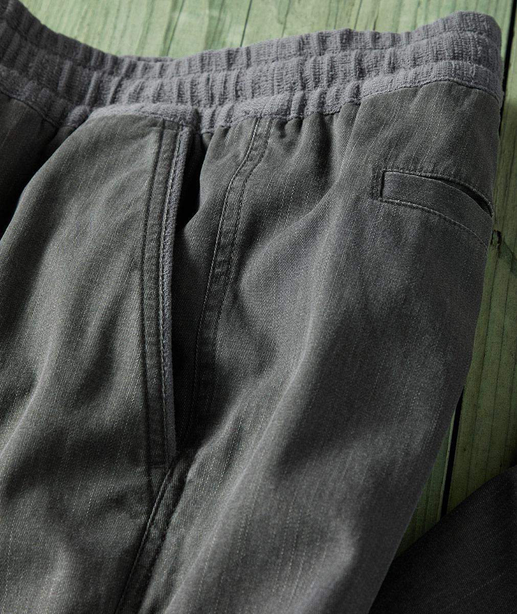 Men’s Top-Drawer Elastic Waistband Pants | Carbon2Cobalt