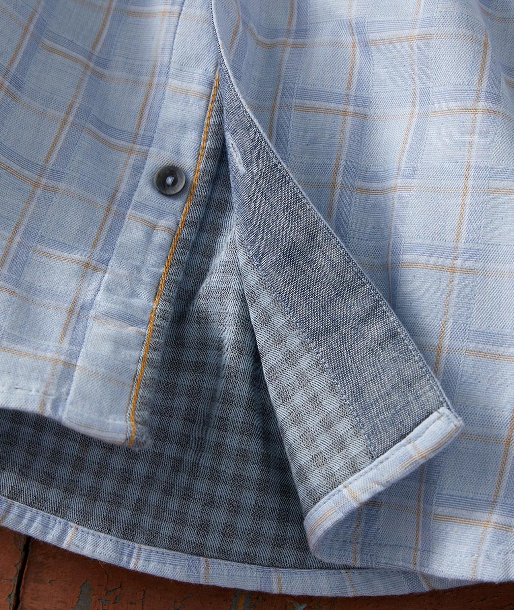 Men's Perspective Plaid Button Up Shirt | Carbon2Cobalt