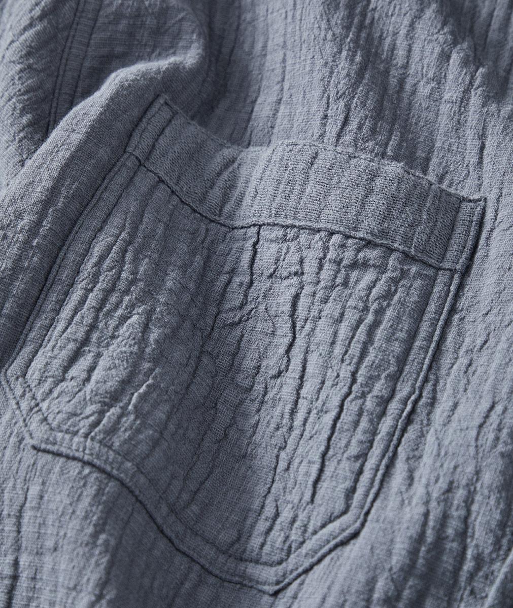 Men's Topography Textured Button Up | Carbon2Cobalt