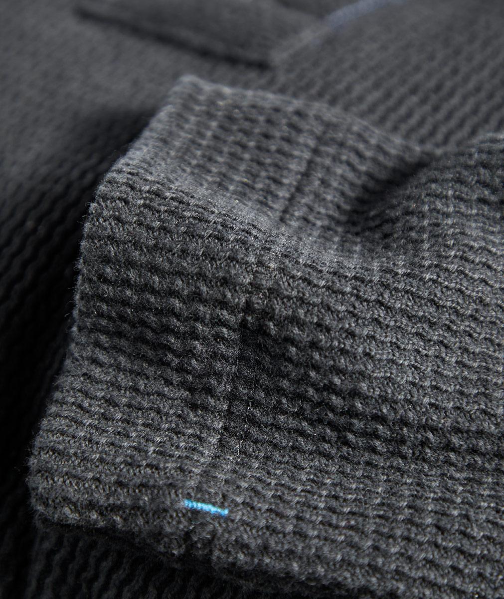 Men's Wavelength Ribbed Pullover | Carbon2Cobalt