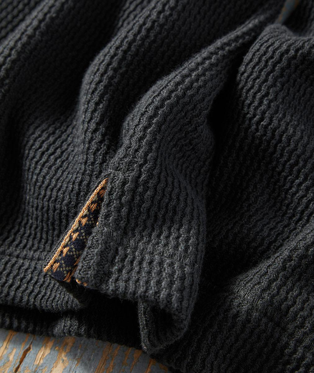 Men's Wavelength Ribbed Pullover | Carbon2Cobalt