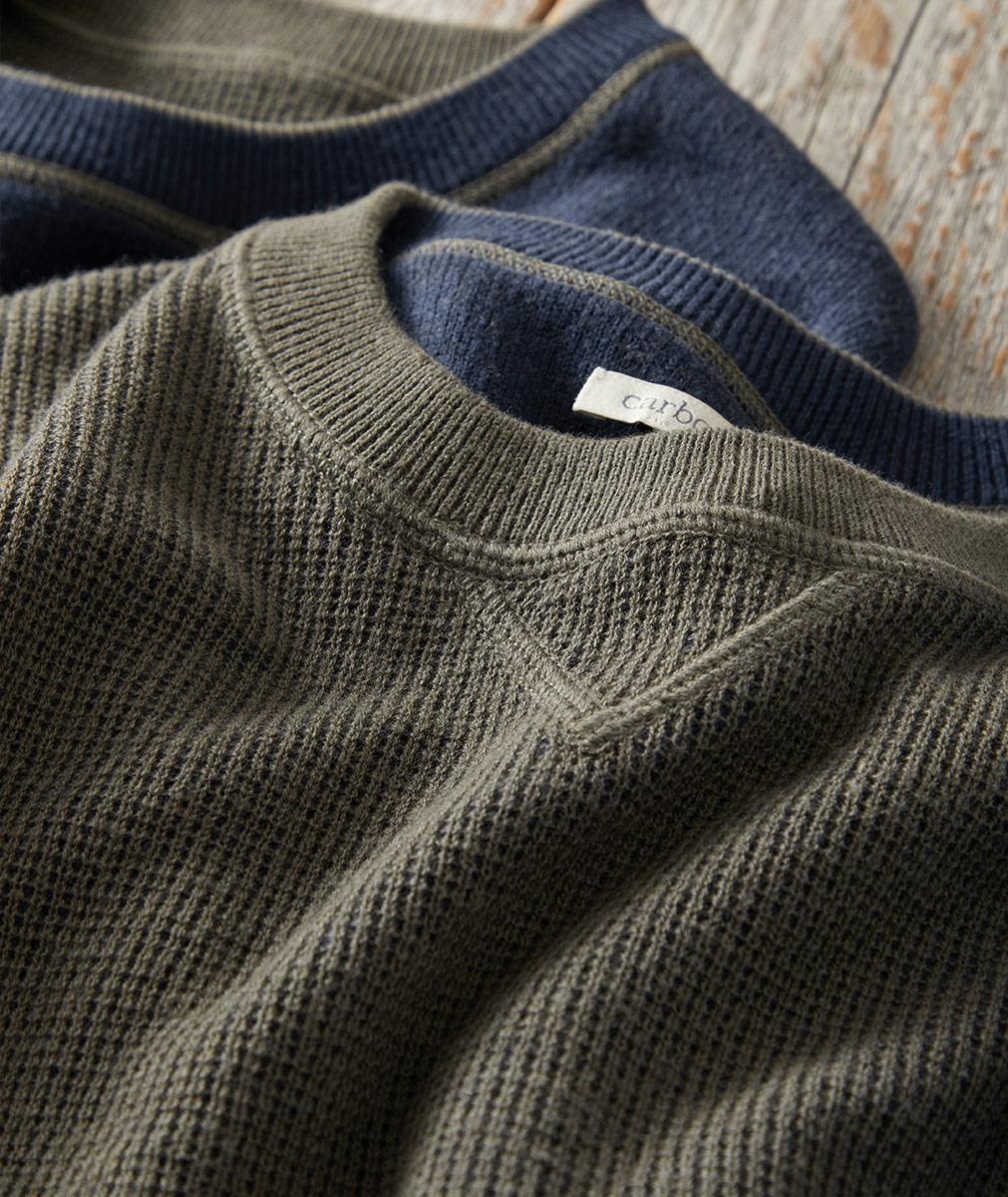 Men's Favorite Reversible Sweater | Carbon2Cobalt