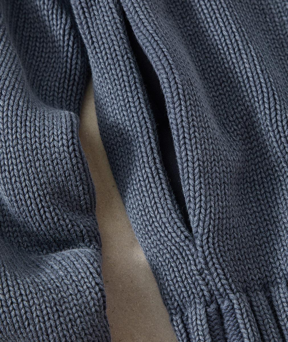 Women's Indigo Bomber Sweater Jacket | Carbon2Cobalt