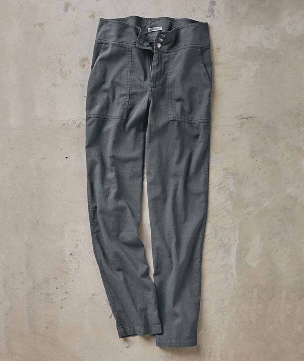 Women's Leeway Pant in Cotton-Linen Blend | Carbon2Cobalt