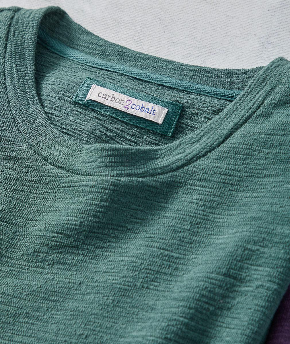 Women's Elevated Slub Tee | Carbon2Cobalt