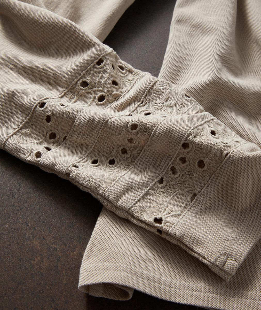 Women's Montage Eyelet Tee | Carbon2Cobalt
