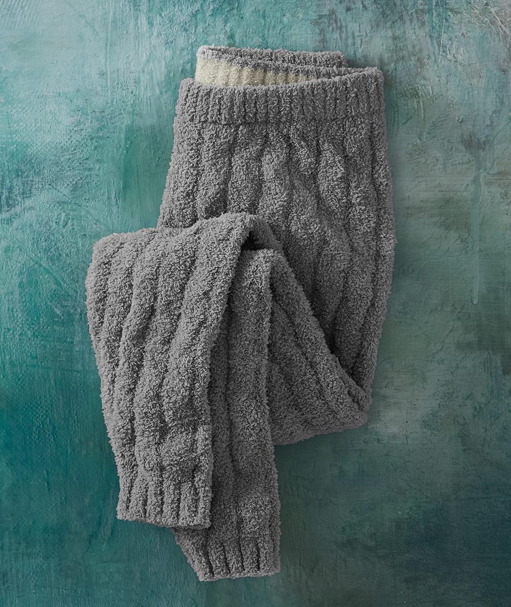 Women's Cable Pile Fleece Lounge Set | Carbon2Cobalt