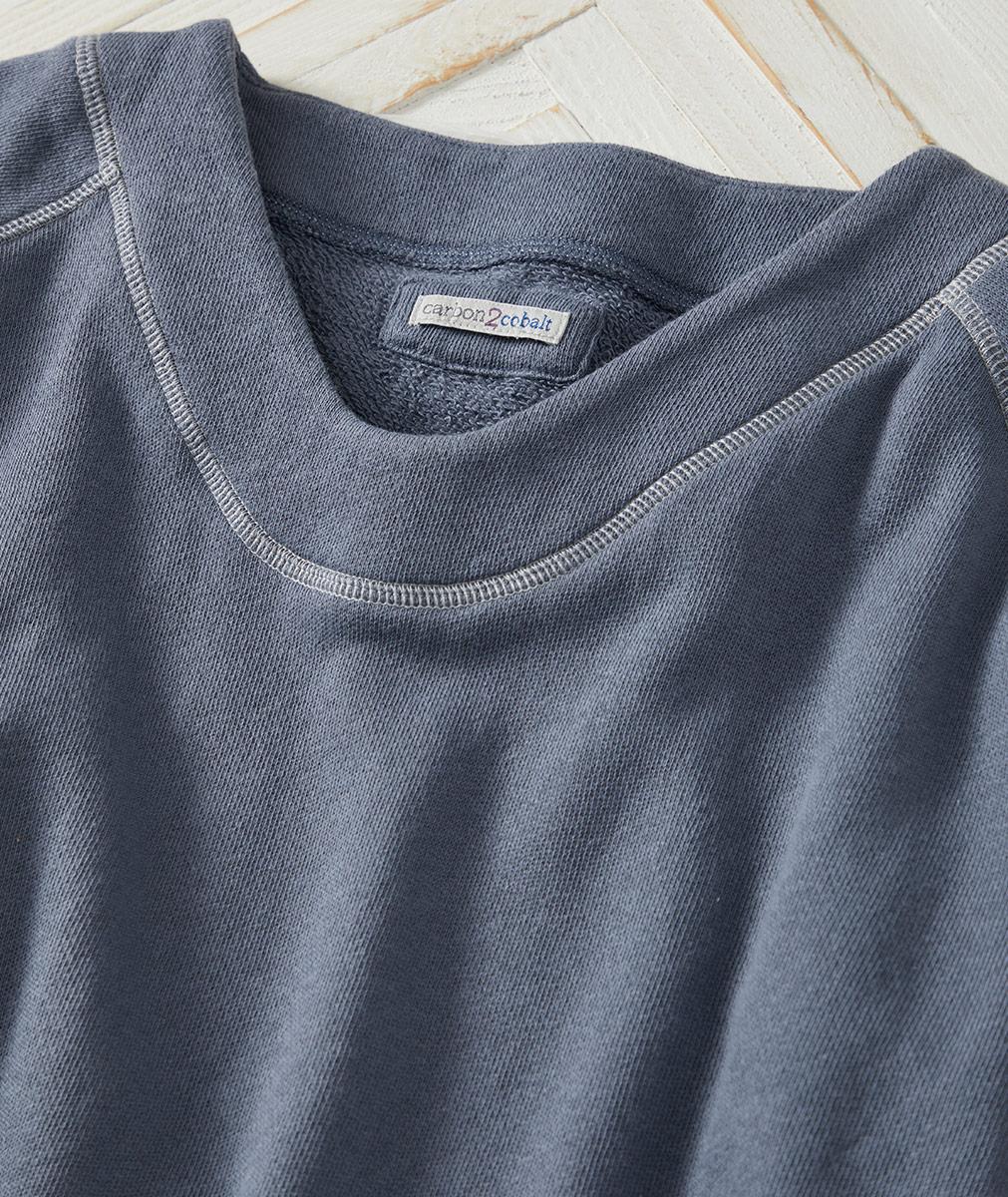 Women's Tranquil Lightweight French Terry Top | Carbon2Cobalt